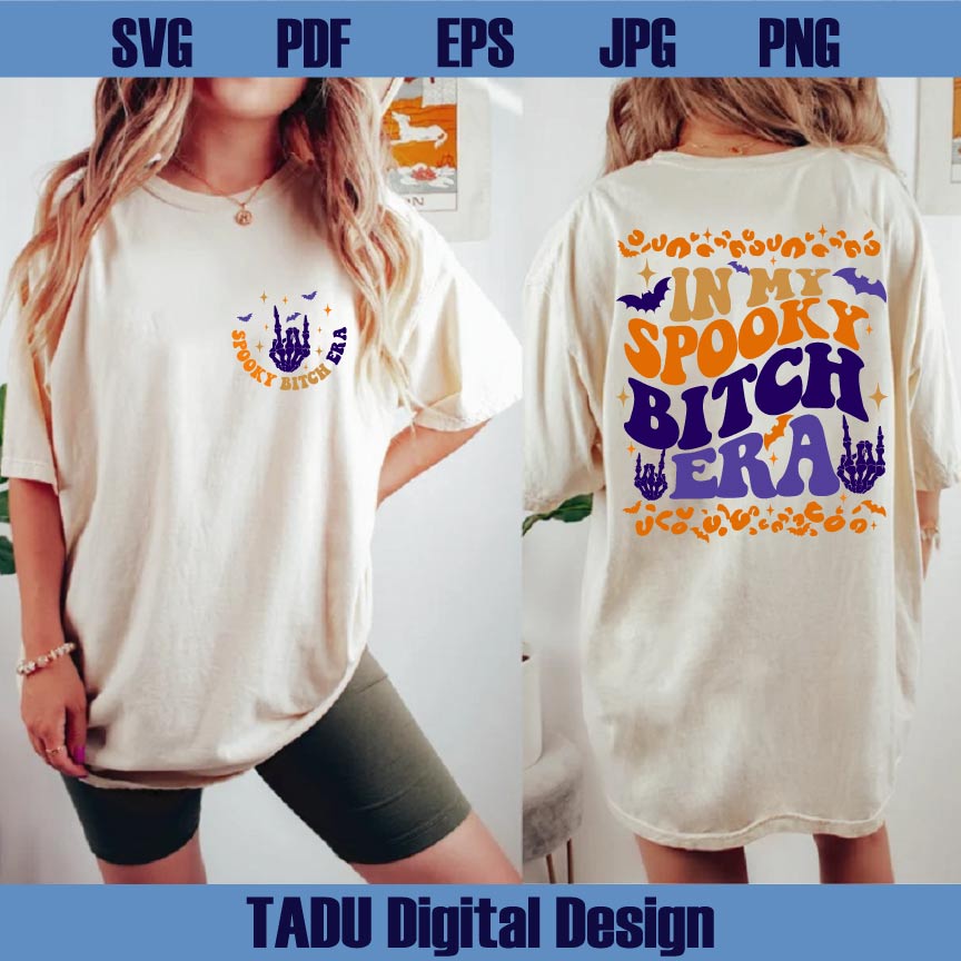 In My Spooky Bitch Era Png Trendy Halloween Svg Spooky Season Png