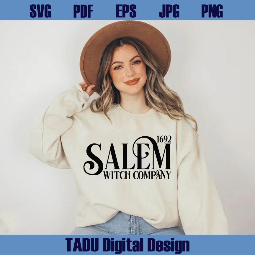 Salem Witch Company Svg Halloween Png Vintage Retro Salem Svg
