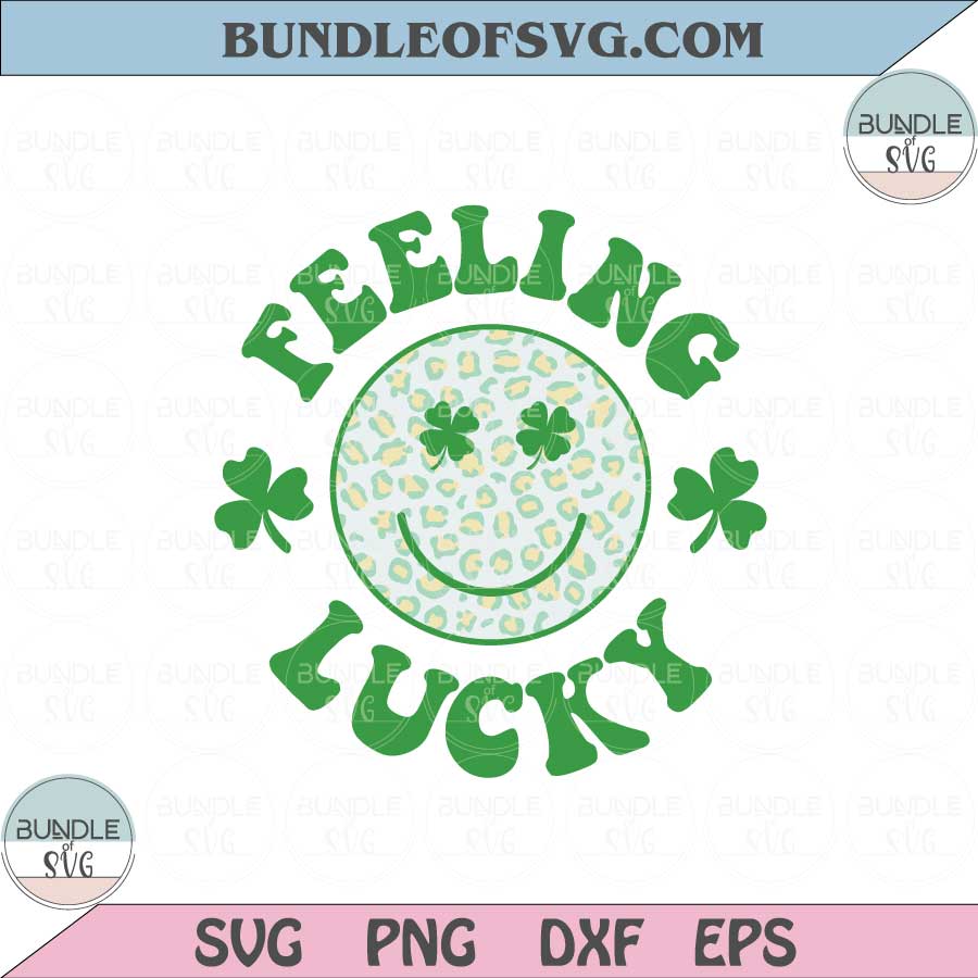 Leopard Lucky smiley Png St Patrick Smiley Leopard Feeling Lucky Svg