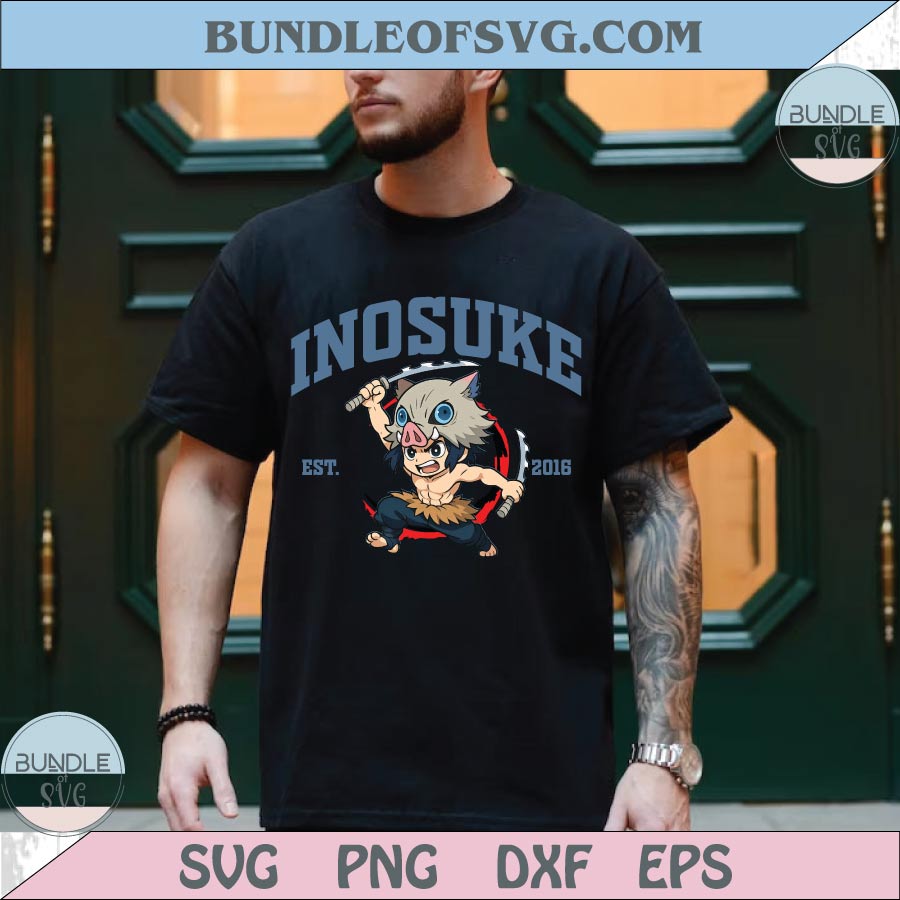 Inosuke Png Demon Slayer Svg Infinity Castle Png Anime Lover Svg