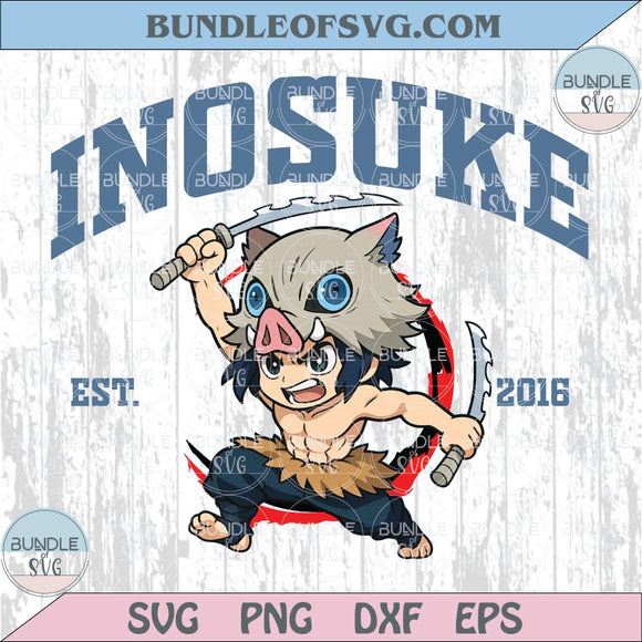Inosuke Png Demon Slayer Svg Infinity Castle Png Anime Lover Svg