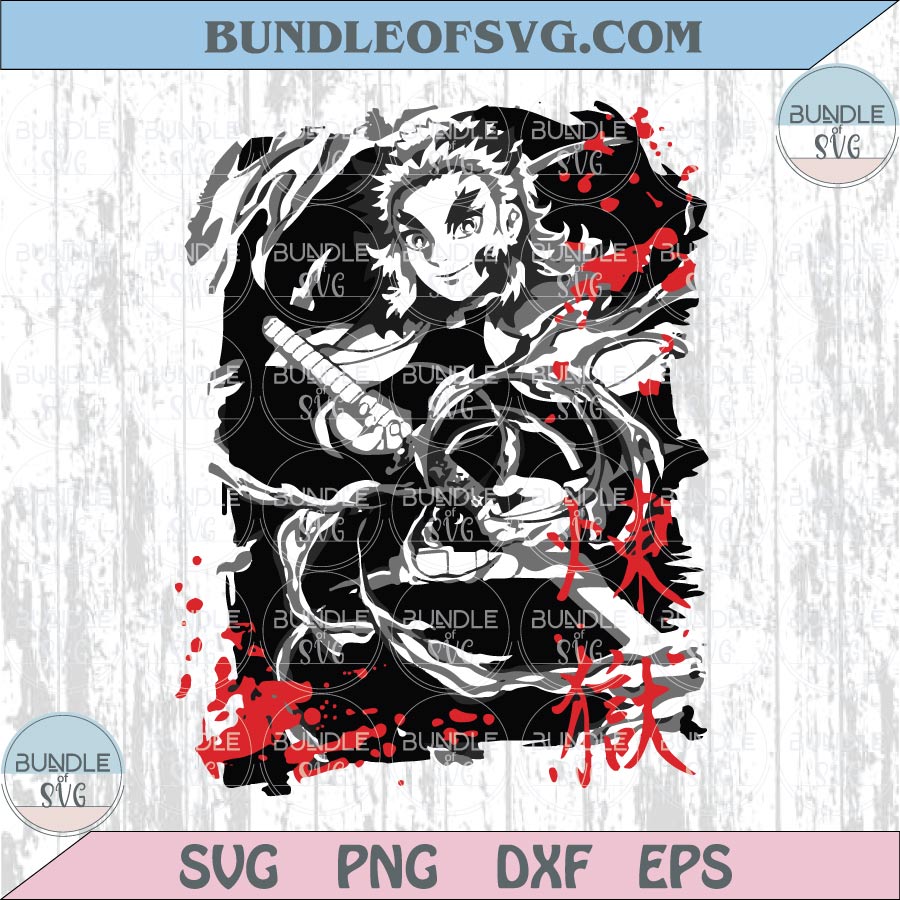 Rengoku Svg Demon Slayer Svg Vintage Rengoku Png Anime Lover