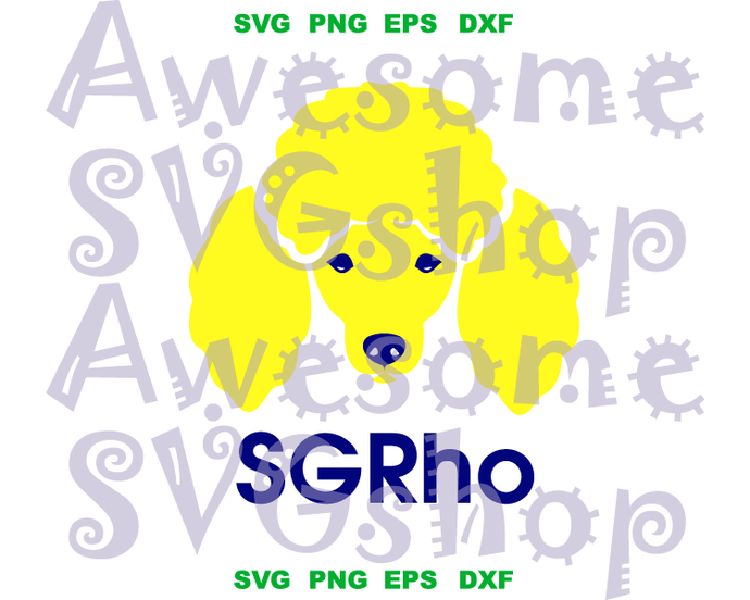 Sigma Gamma Rho Sorority SVG SGR 1922 Poodle shirt SGRho svg sign Appa