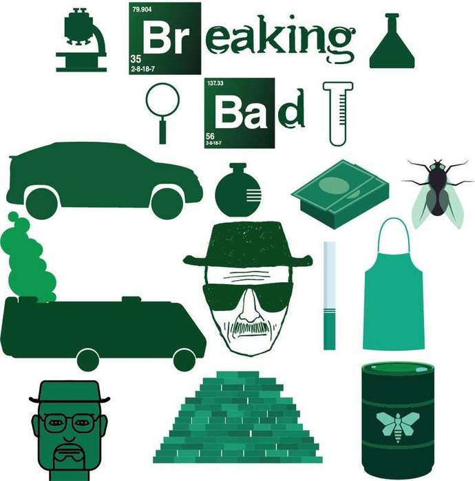 Breaking bad svg Walter White svg Breaking bad clipart Heisenberg svg