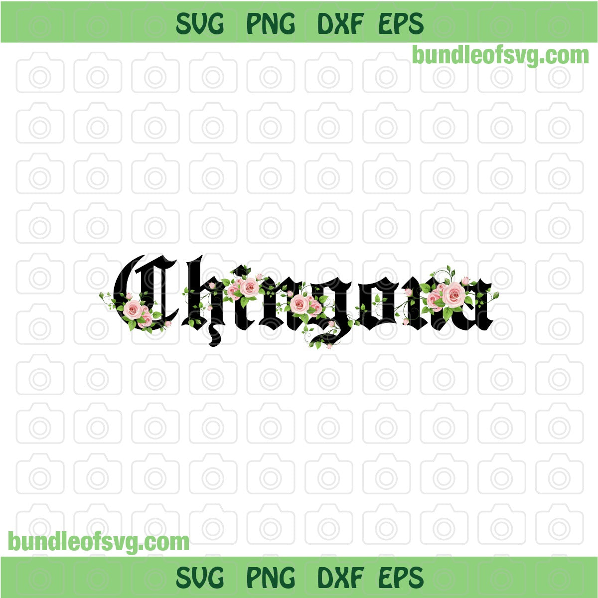 Chingona PNG Sublimation Spanish Chingona Rose Cabrona Png