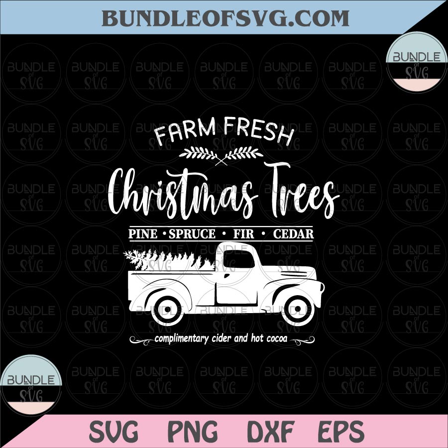 Farm Fresh Christmas Trees Svg Christmas farm svg png dxf eps