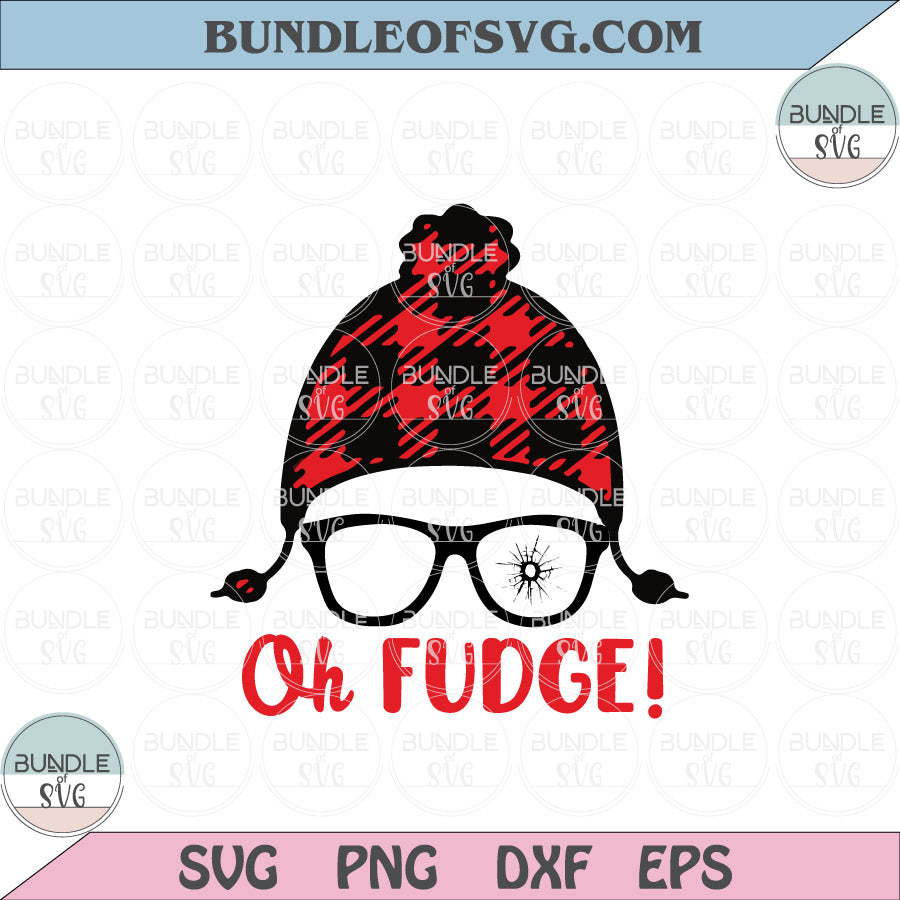 Oh Fudge Svg Oh Fudge dxf Funny Christmas Movie Quote Svg Png Dxf