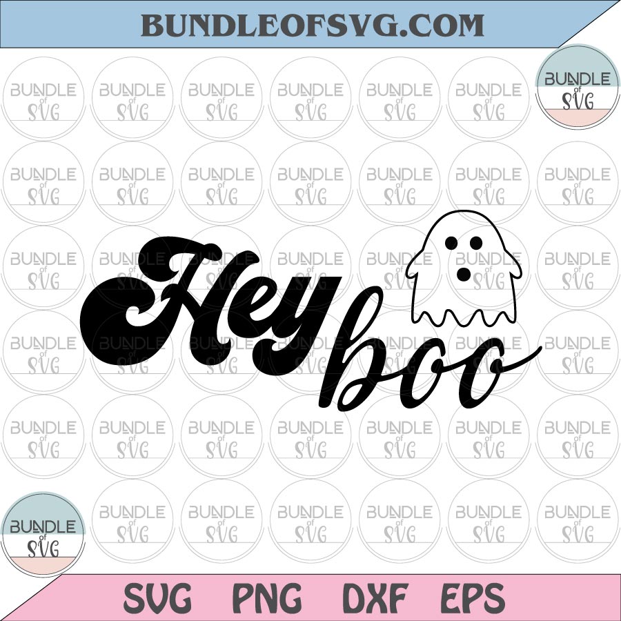Hey boo svg Boo Halloween Svg Hey boo Dxf Hey boo Png Files