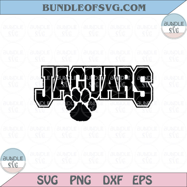 Jaguars Svg Rugby Jaguar Paw Love Jaguars Football Svg Png Dxf