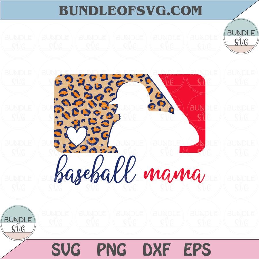 Leopard Baseball Mama Svg Leopard Baseball Mama Png Sublimation