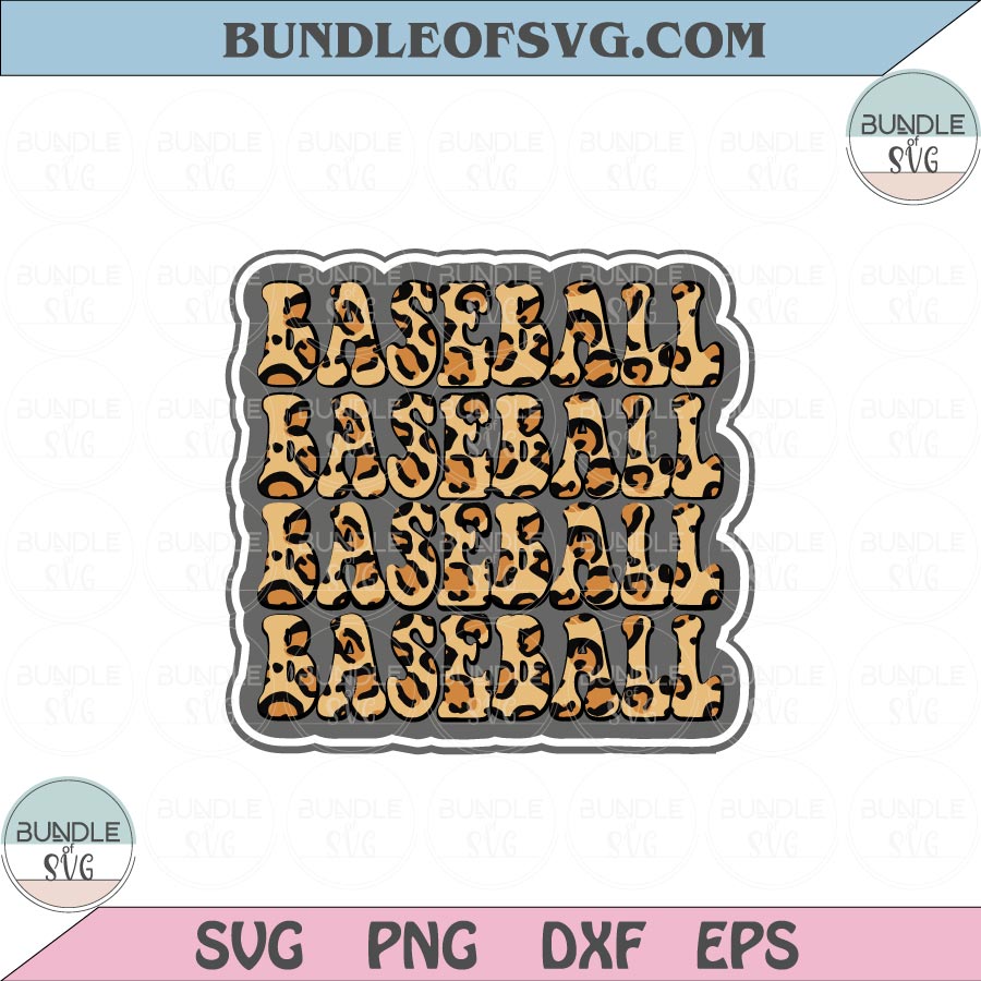 Leopard Baseball Svg Leopard Baseball Png Retro Baseball Leopard Png