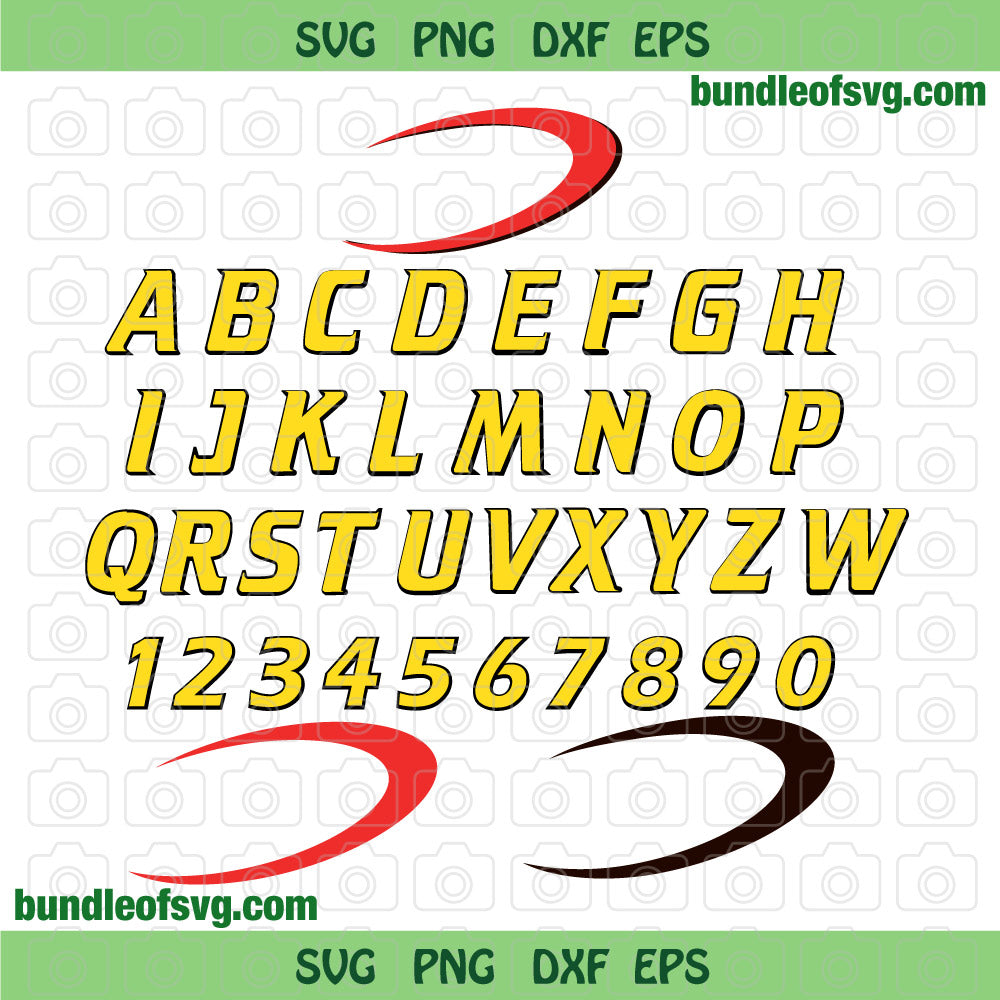 Nerf Font SVG Nerf Alphabet SVG Numbers Birthday Party Theme