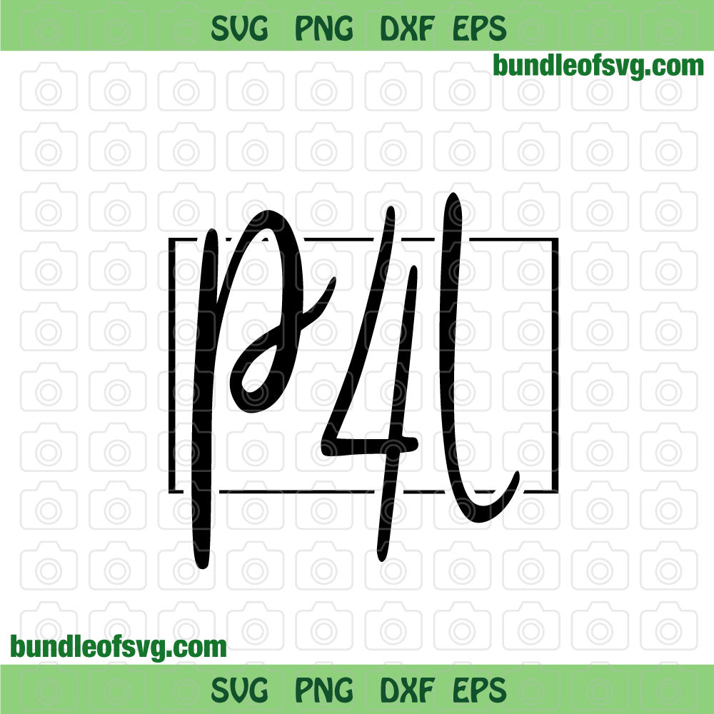 Pogue 4 Life Outer Banks svg P4L svg Hand Lettered Pogue Life svg