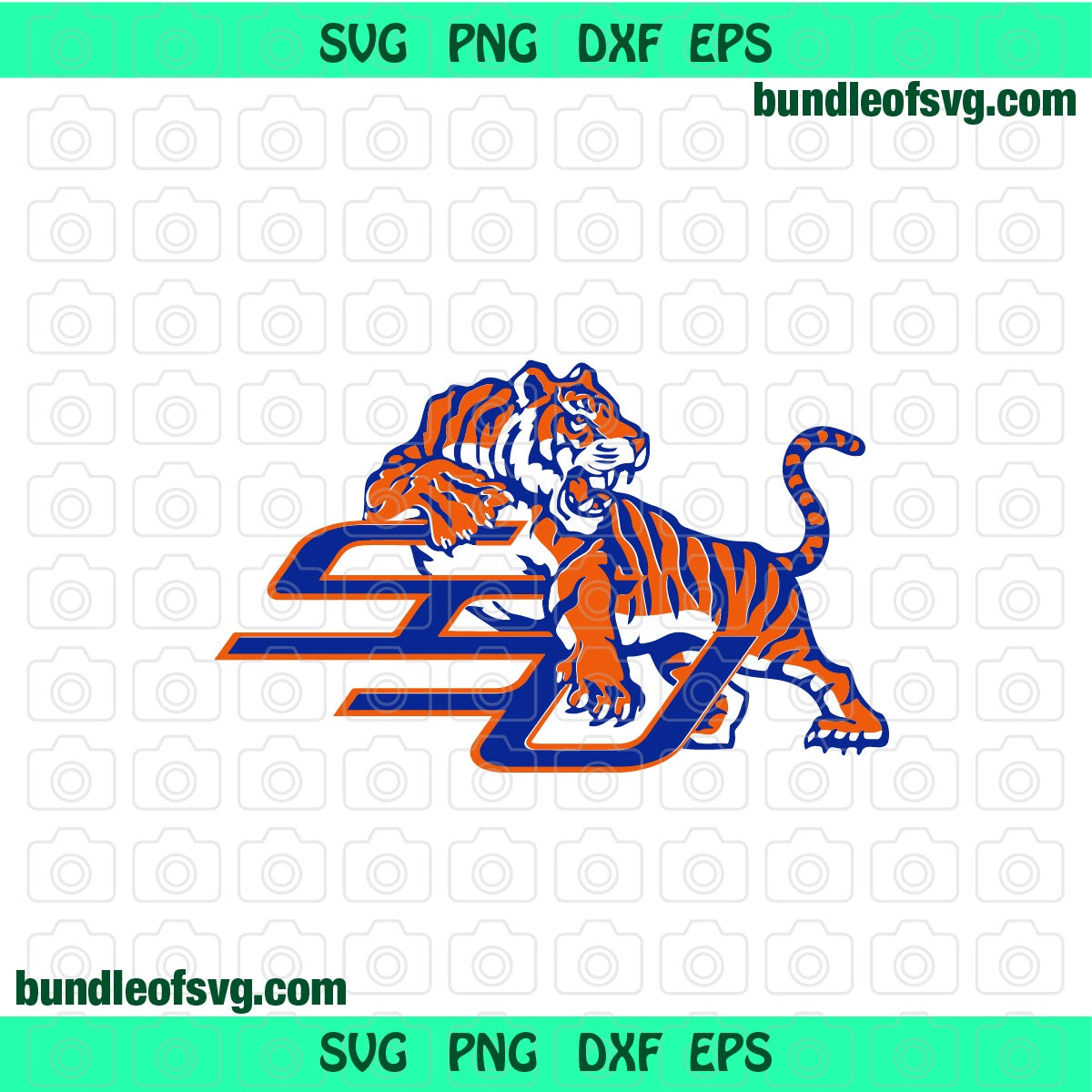 Savannah State University svg SSU Tiger svg png dxf cut file